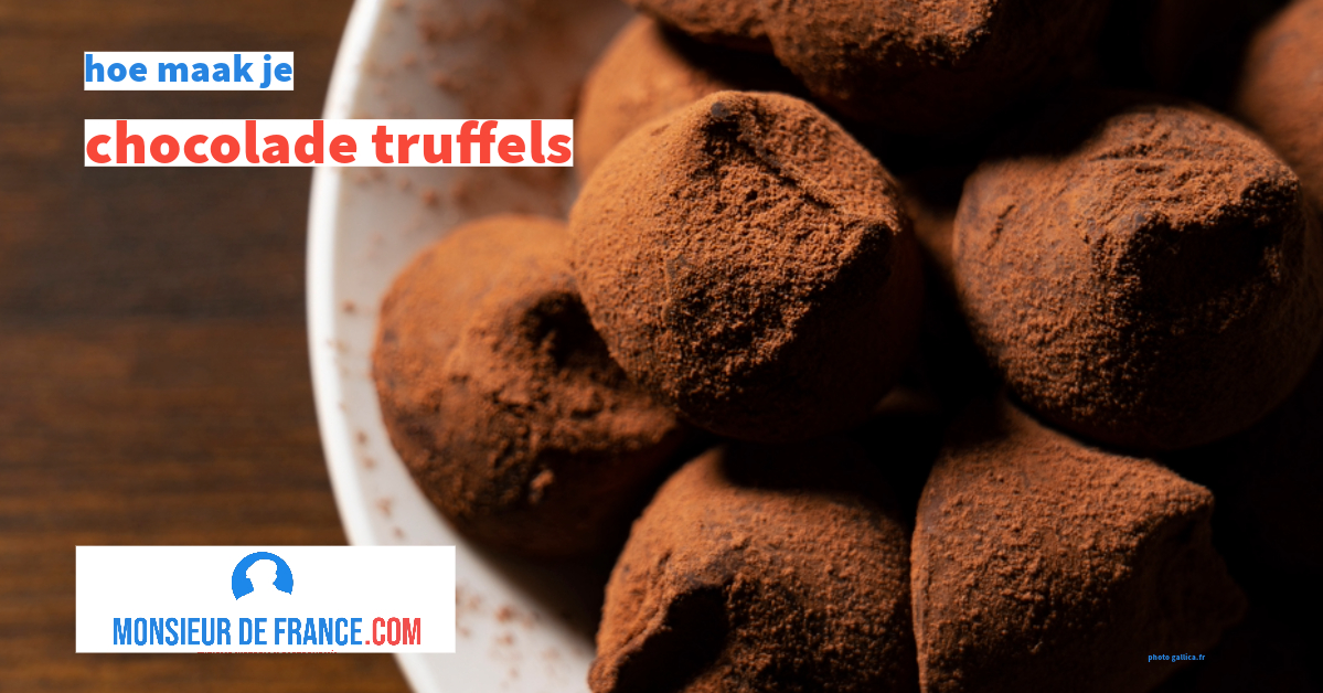 Hoe maak je chocolade truffels?