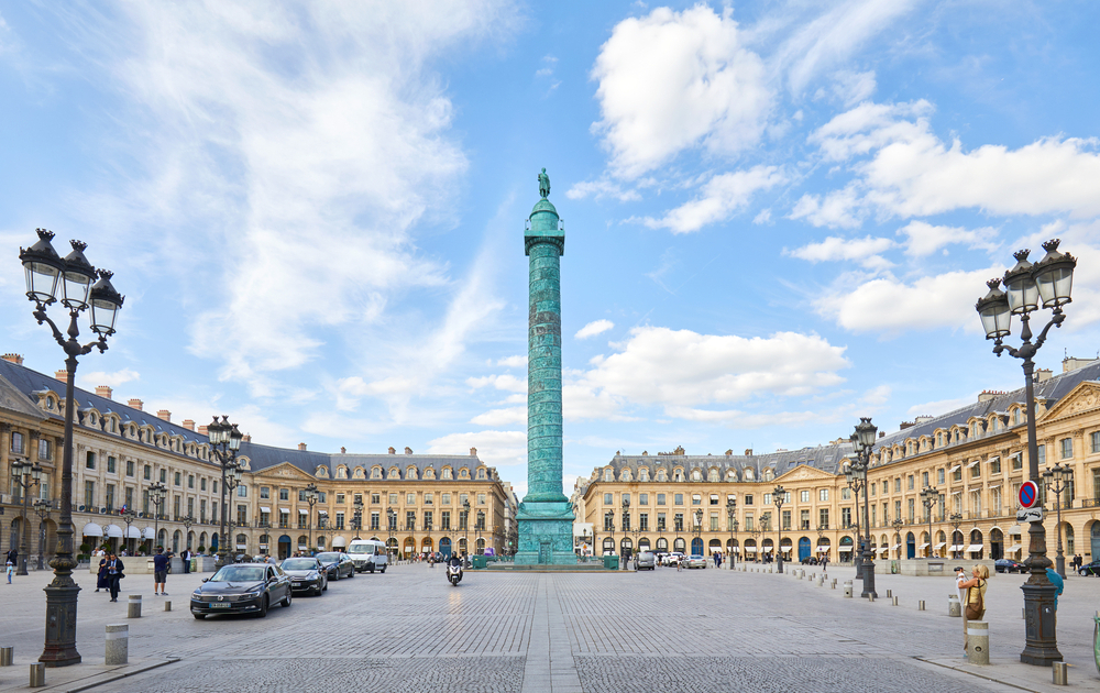 Luxury and beauty: Place Vendôme in Paris.